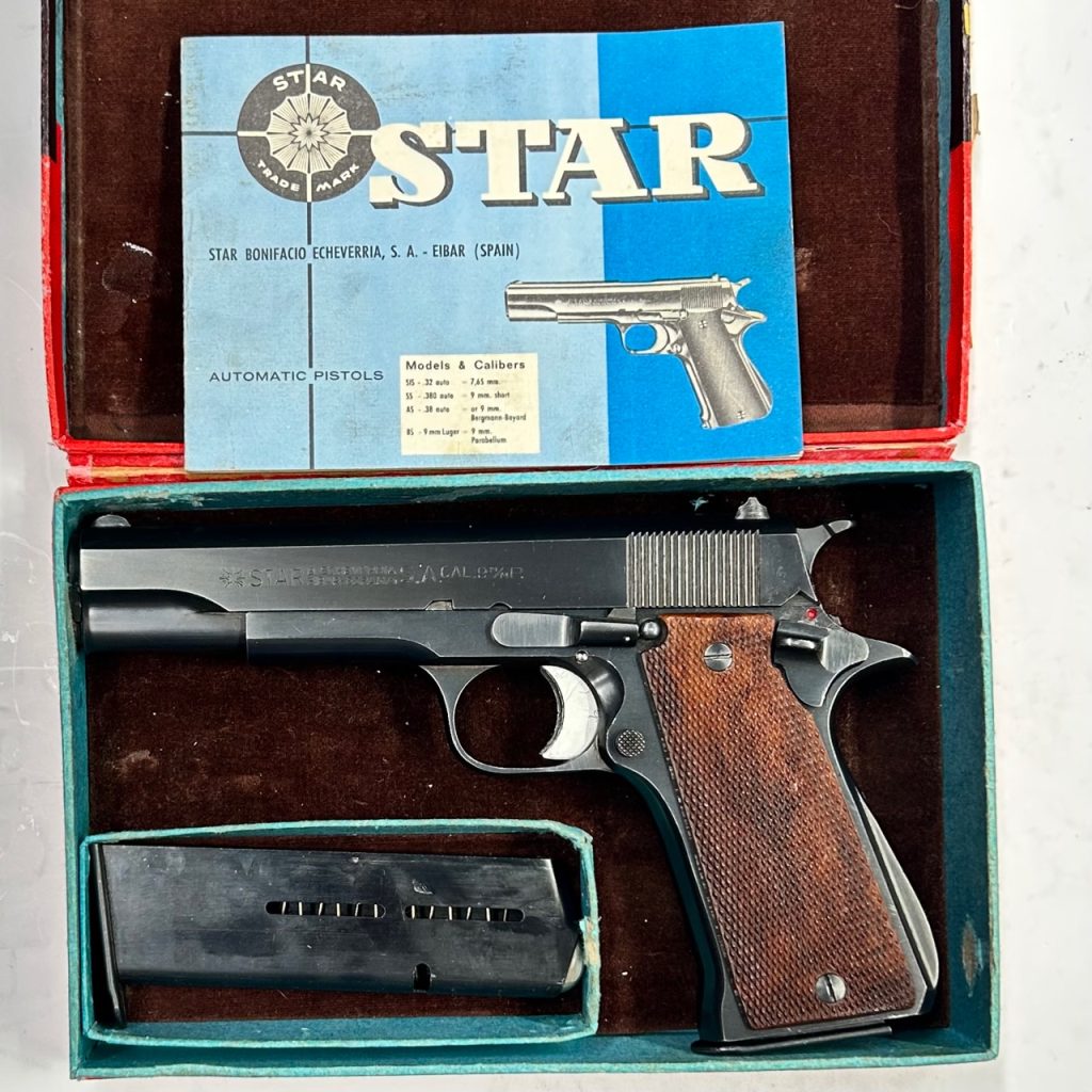 STAR mod. B S – 9mm Para NIB – https://collectorsmallarms.com