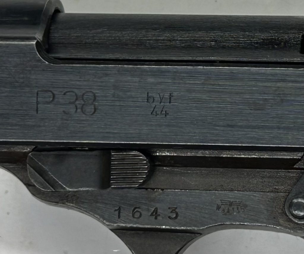MAUSER P38 byf 44 ~ 9 Para – Collector Small Arms