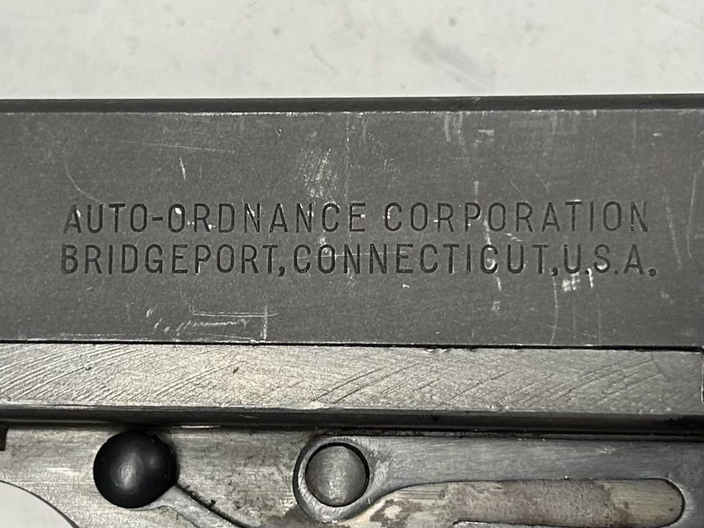 THOMPSON SMG Cal. 45 1928 A1 U.S. ARMY con DRUM – Collector Small Arms