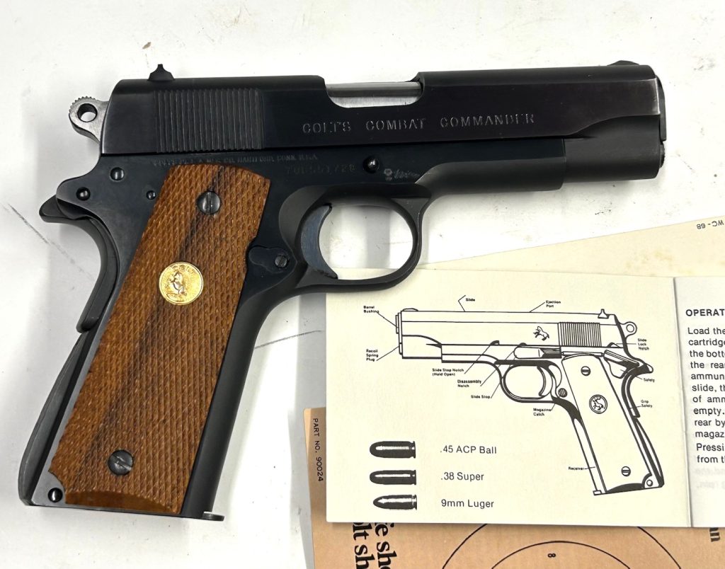 COLT COMBAT COMMANDER 9mm Luger ~ 1977 – Collector Small Arms